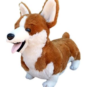 Adore 13" Cory The Corgi Dog Stuffed Animal Plush Toy with Farting Sound