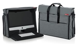 gator cases creative pro series nylon carry tote bag for apple imac desktop computer; fits 21.5" and 24" model (g-cpr-im21)