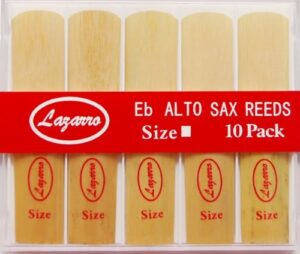 lazarro® ar-l-2 alto saxophone sax reeds size strength 2, box of 10 - a-2