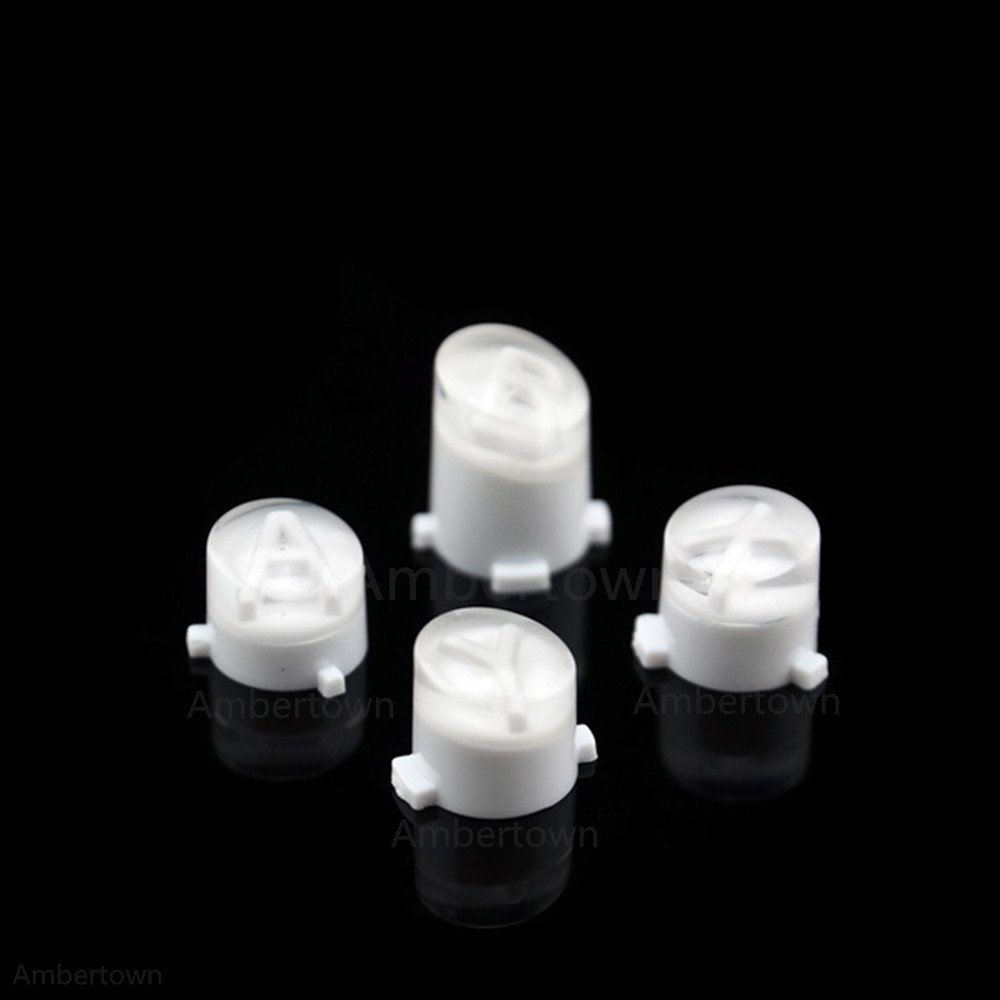 Bullet Buttons ABXY Mod Kit Levers Joystick for Xbox One S Slim Elite Controll Replacement (Clear)