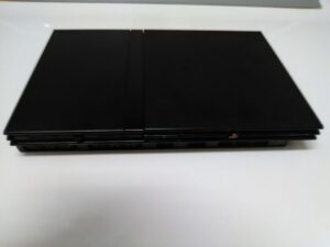 replacement play station 2 slim console only - no wires or controllers - tested and guranteed working black gaming system