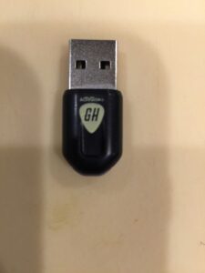 genuine sony playstation 3 guitar hero live guitar usb dongle wireless receiver adapter