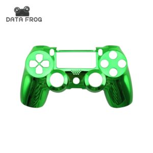 Ambertown Special Custom Full Housing Shell Case Cover with Buttons for PS4 for Sony Playstation 4 Dualshock 4 Wireless Controller - Chrome Green