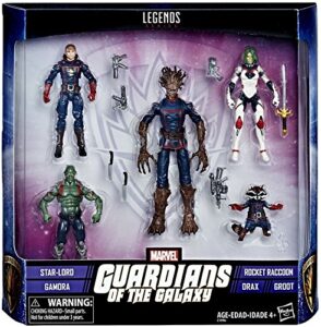 marvel legends guardians of the galaxy 3.75 inch action figure set