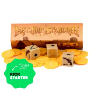 brybelly last chip standing - fast, light & fun pocket family dice game