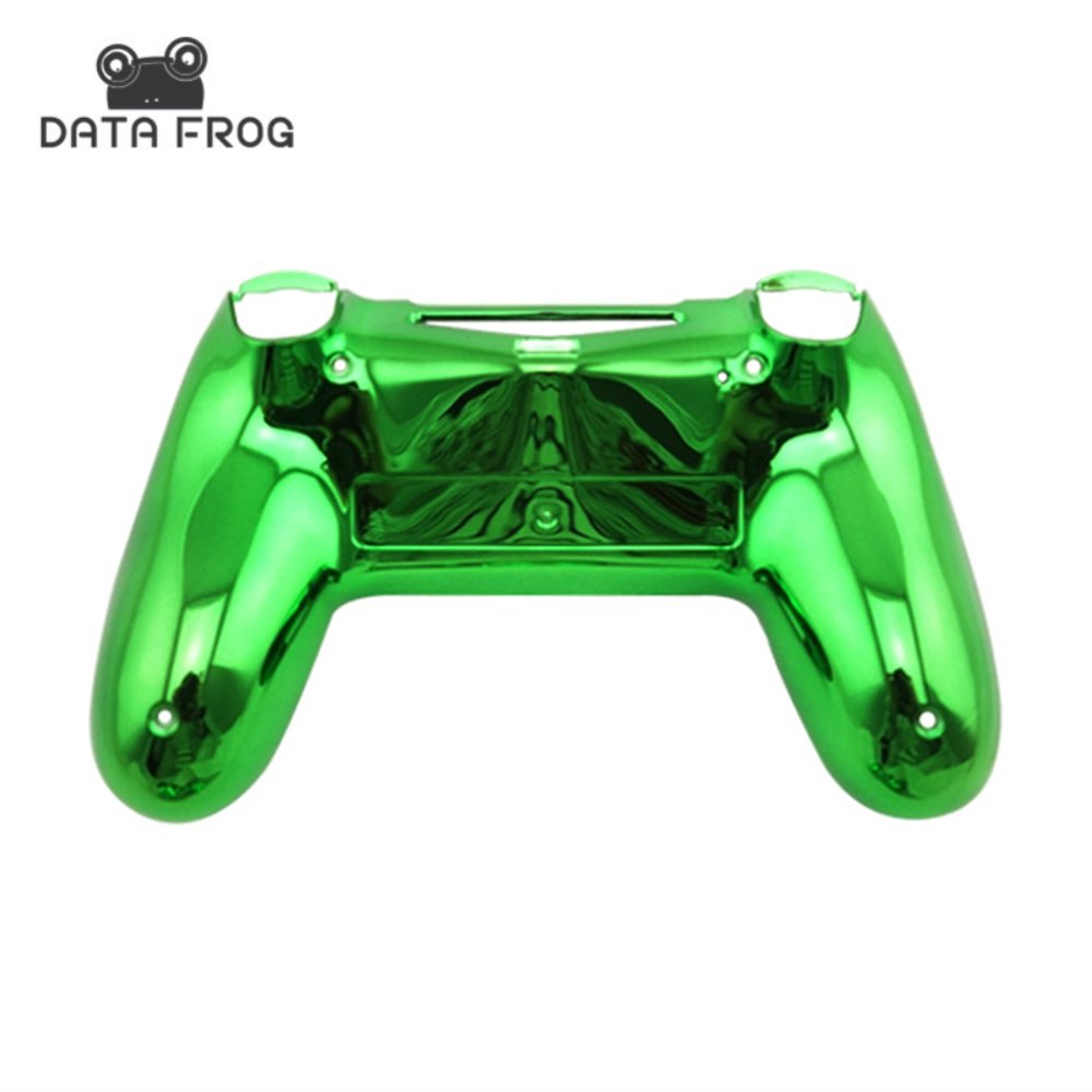 Ambertown Special Custom Full Housing Shell Case Cover with Buttons for PS4 for Sony Playstation 4 Dualshock 4 Wireless Controller - Chrome Green