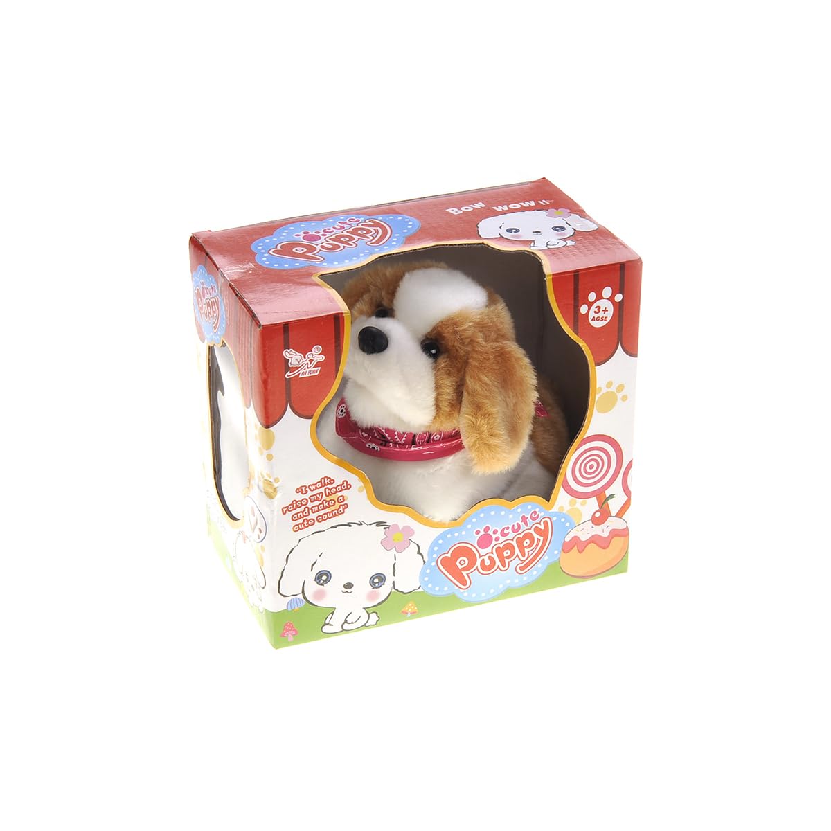 PowerTRC Cute Somersault Little Puppy | Barks, Sits, Walk, and Flips | Pet Toy Dog