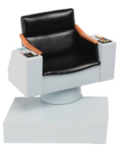 qmx quantum mechanix star trek tos captain's chair replica, multi