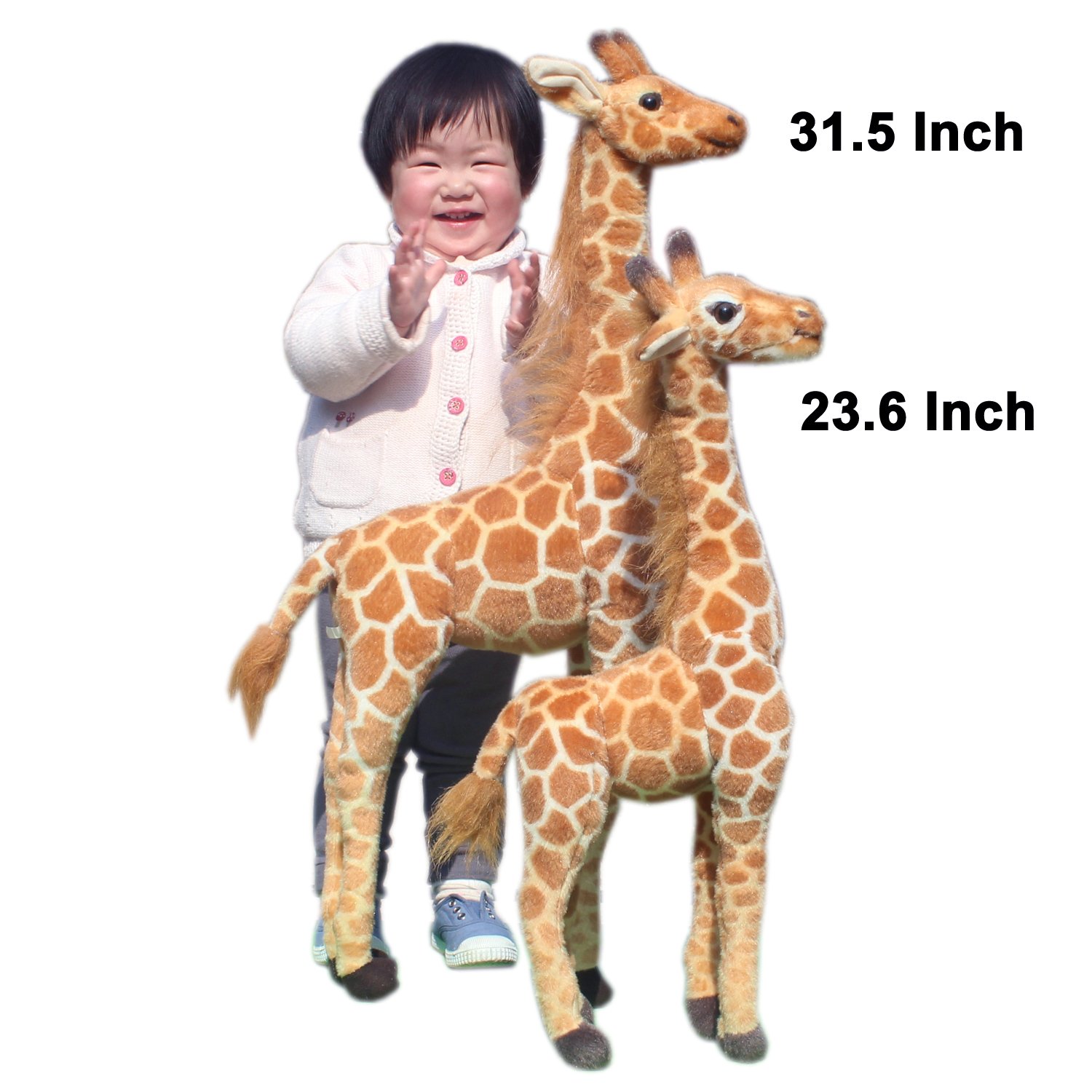 JESONN Stuffed Animals Toys Giraffe Plush (31.5 Inches)