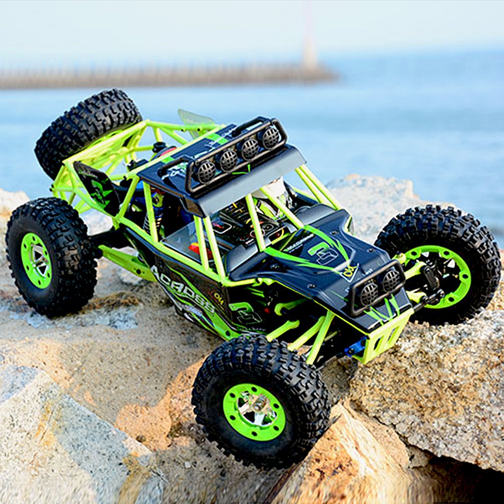 WLtoys RC Cars 1/12 Scale 2.4G 4WD High Speed Electric All Terrain Off-Road Rock Crawler Climbing Buggy RTR for Kids and Adults