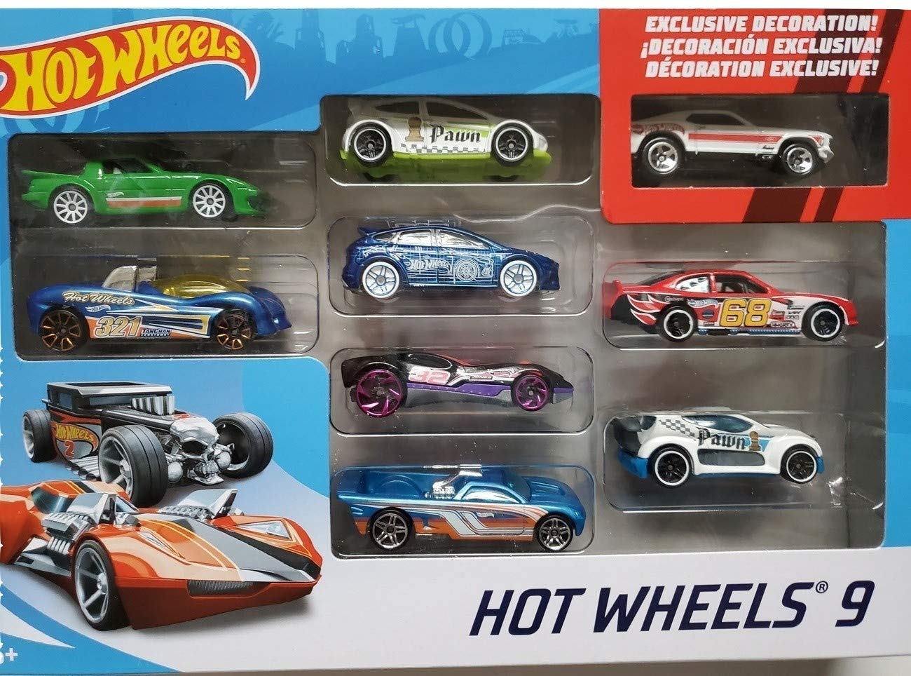 HOTWHEELS CARS 9PK