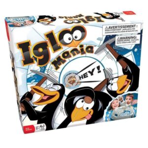 igloo mania construction game - take apart the igloo without the eskimo falling - 64 pieces (5+)