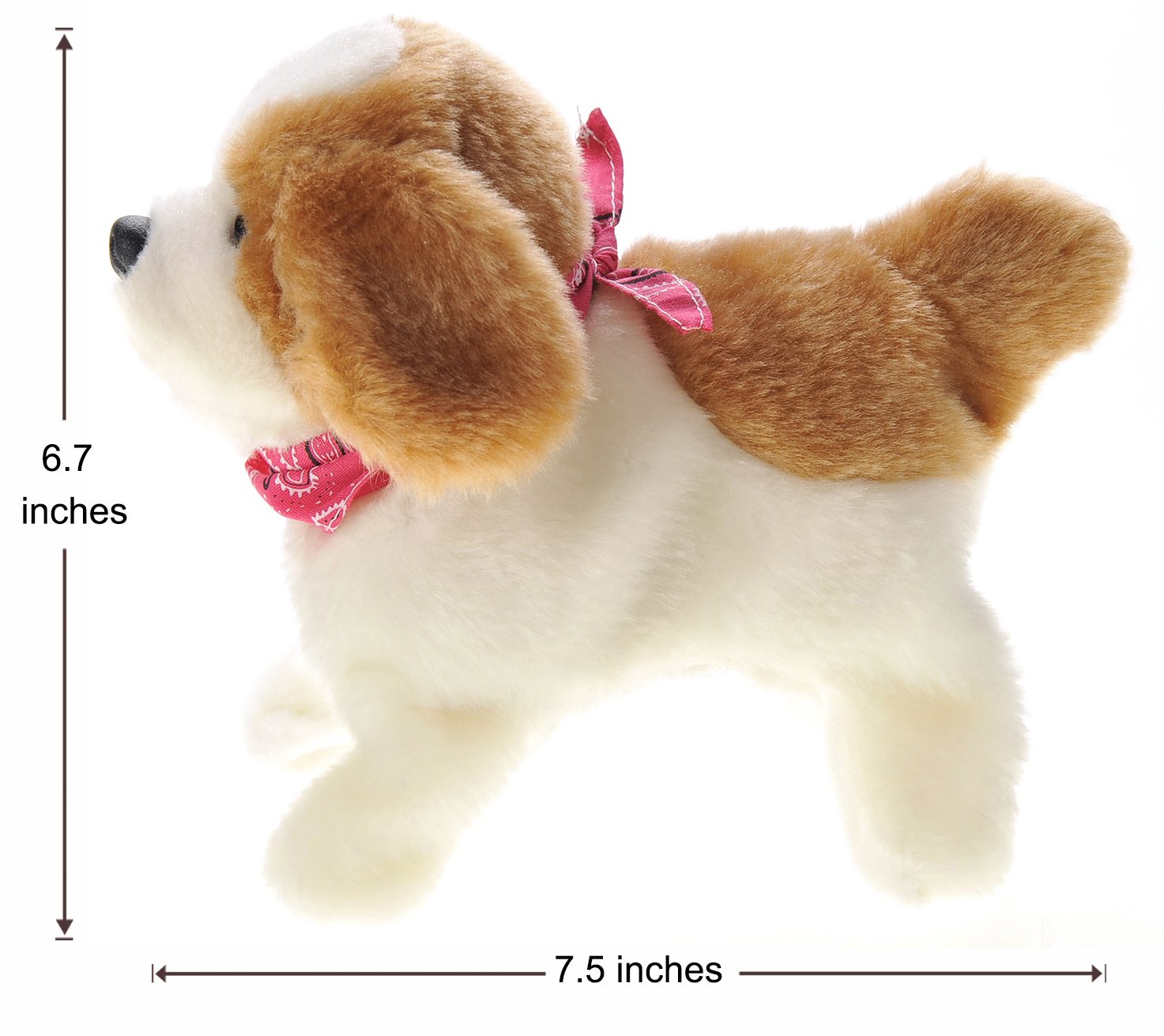 PowerTRC Cute Somersault Little Puppy | Barks, Sits, Walk, and Flips | Pet Toy Dog