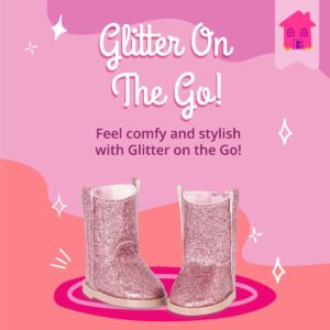 Glitter Girls – Glitter on the Go Shoes Accessory Set – 14-inch Doll Clothes and Accessories for Girls Age 3 and Up – Children’s Toys