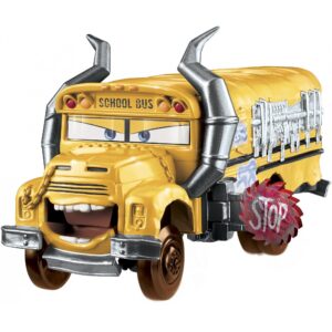 Miss Fritter Chomp and Chase 6 Yellow School Bus Demo Derby Cars 3 Disney Pixar