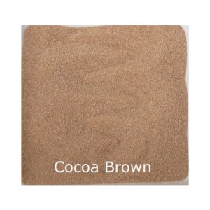 activa decorative colored sand - 25 pounds - cocoa brown, 10" l x 5" w x 10" h