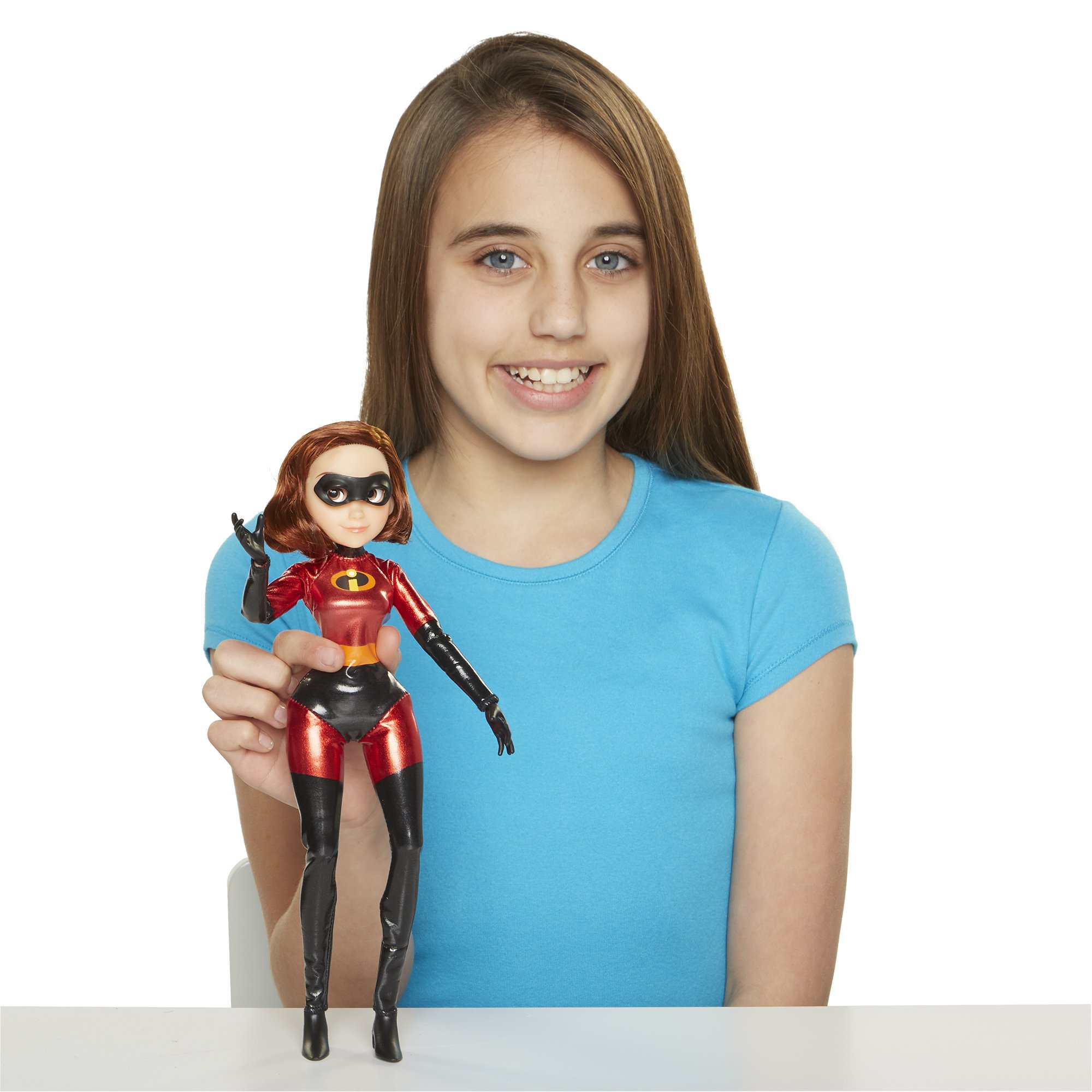 The Incredibles 2 Elastigirl Action Figure 11” Articulated Doll in Deluxe Costume and Mask