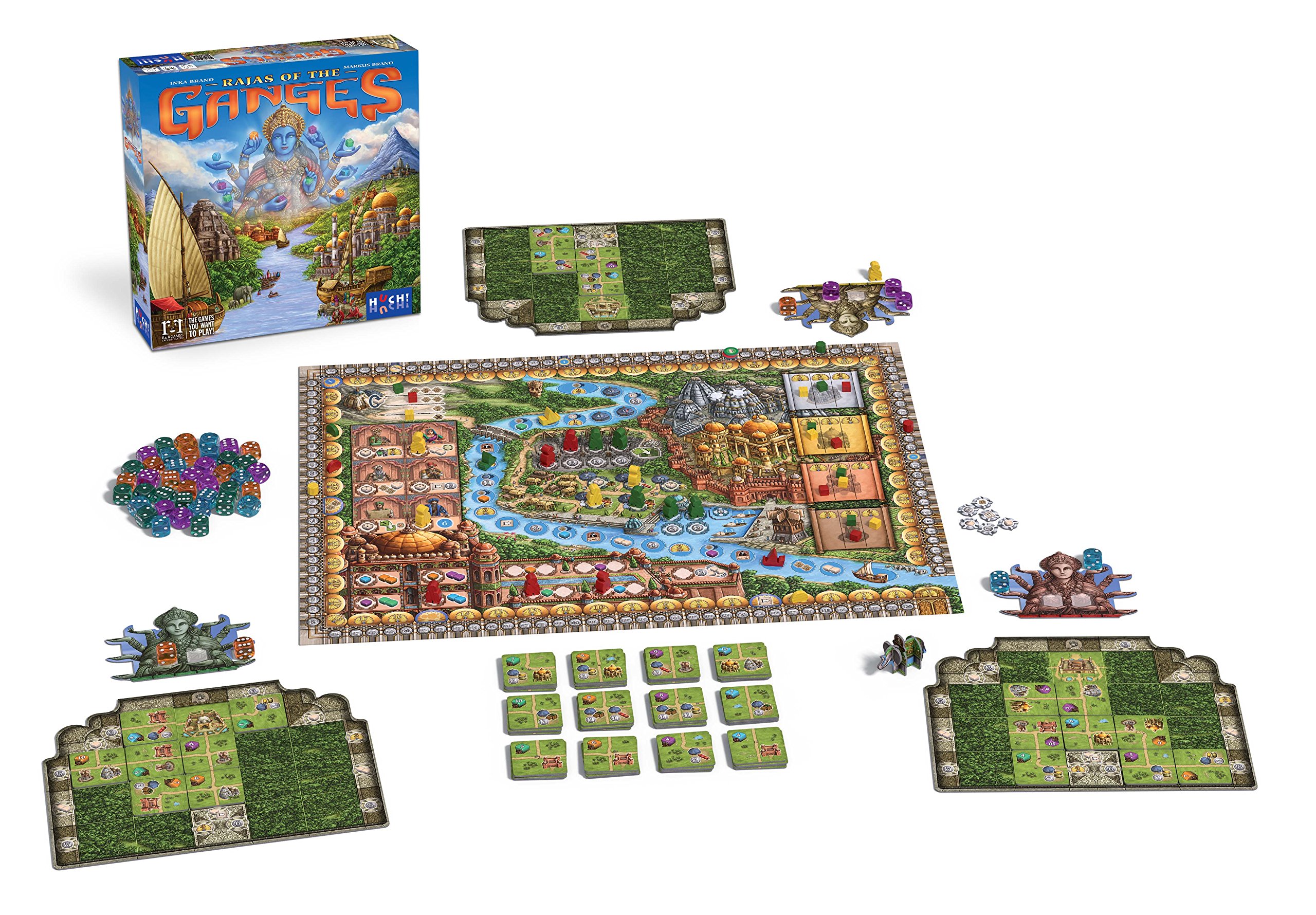 Expansion Pack for Rajas of The Ganges Board Game - 2-4 Players