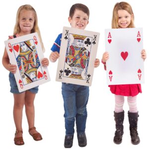 Jumbo Playing Cards - 10.5 x 14.5 Inches Full Deck Huge Poker Index Playing Cards Fun for All Ages!