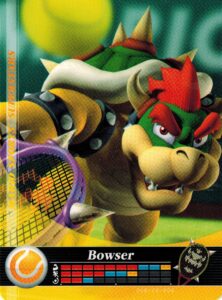 nintendo mario sports superstars amiibo card bowser tennis 048/090 usa version