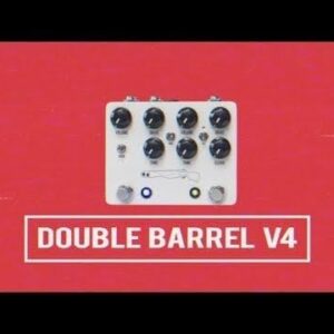 JHS Double Barrel V4 Dual Overdrive Guitar Effects Pedal