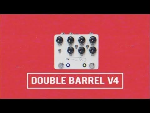 JHS Double Barrel V4 Dual Overdrive Guitar Effects Pedal