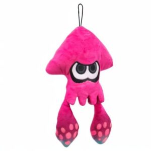 Little Buddy Splatoon 1437 Pink Inkling Squid Stuffed Plush, "9"""