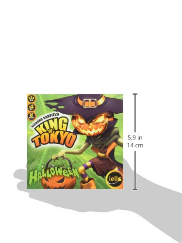 IELLO: King of Tokyo Halloween, Expansion, Strategy Board Game, Requires Core King of Tokyo, 30 Minute Play Time, 2 to 6 Players, for Ages 8 and Up