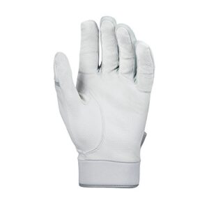 Louisville Slugger Genuine Adult Batting Gloves - XX-Large, White