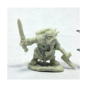 reaper miniatures durgam deepmug, dwarf hero #77400 bones rpg miniature figure