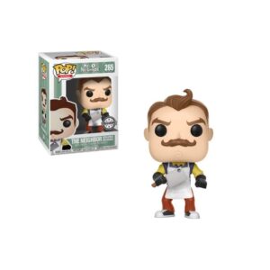 funko pop games: hello neighbor – the neighbor with apron and cleaver – fye exclusive