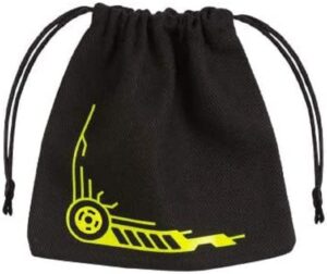 q-workshop galactic black & yellow dice bag