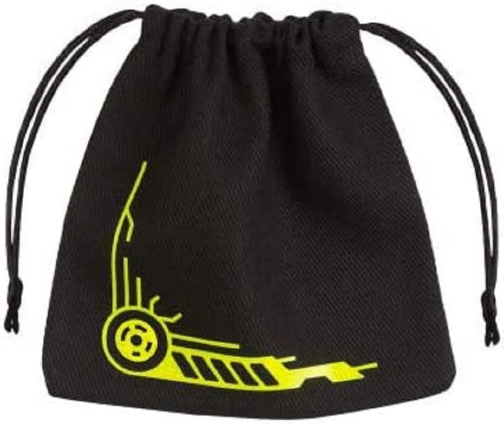 Q-Workshop Galactic Black & Yellow Dice Bag