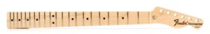 fender classic series 72 telecaster neck, vintage u, 21 vintage frets, maple fingerboard