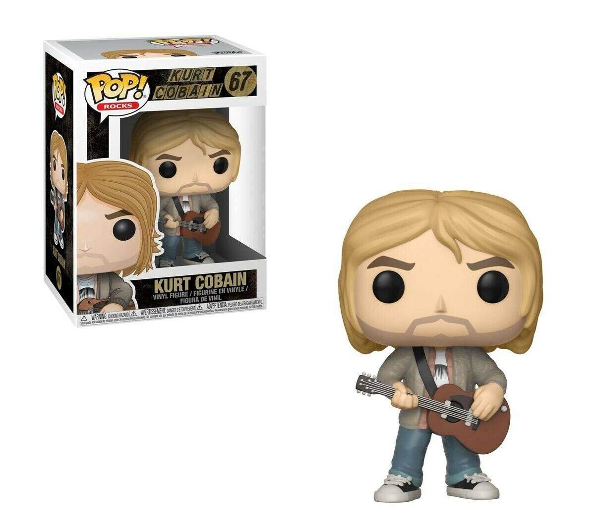 Funko Pop! Rocks: Kurt Cobain Nirvana - MTV’s Unplugged 1993 Limited Edition Vinyl Figure - FYE Exclusive