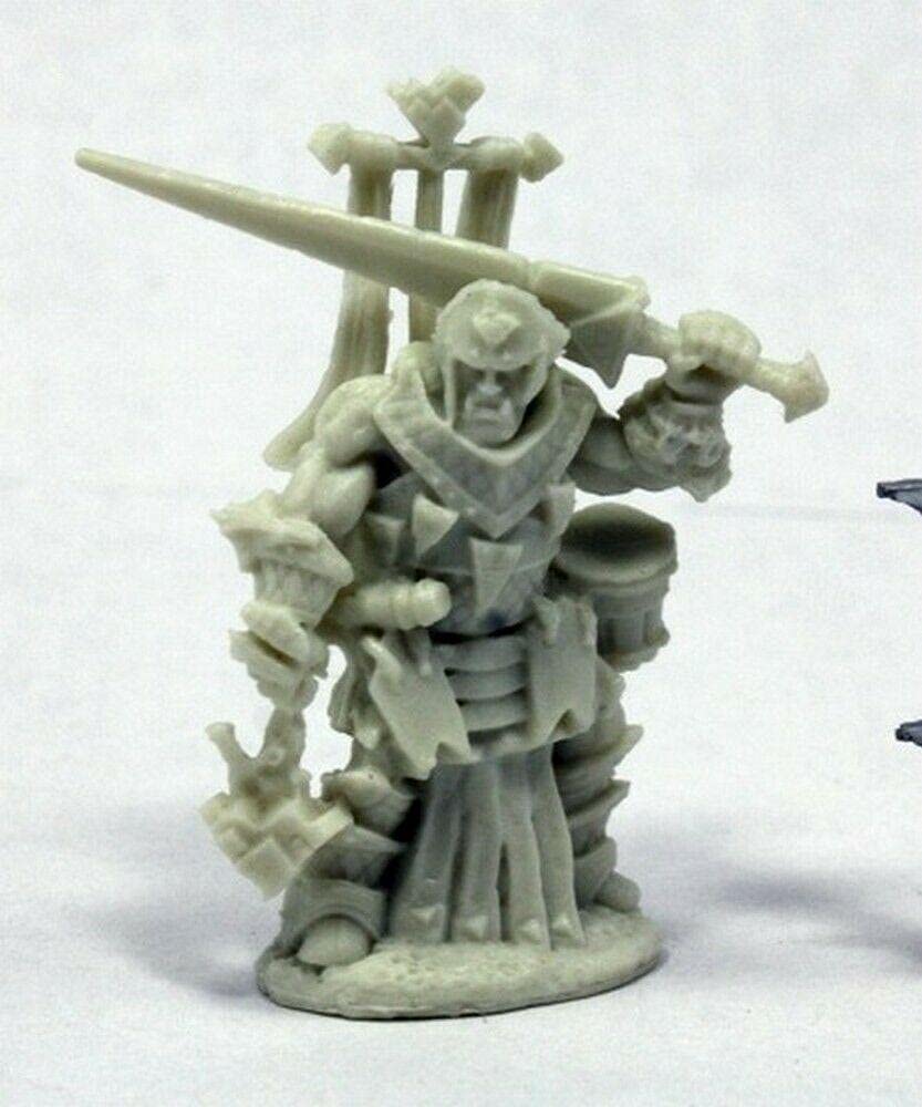 REAPER Miniatures Oloch, Iconic Warpriest #89038 Bones RPG Miniature Figure