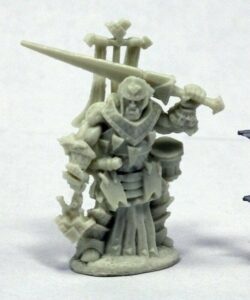 reaper miniatures oloch, iconic warpriest #89038 bones rpg miniature figure