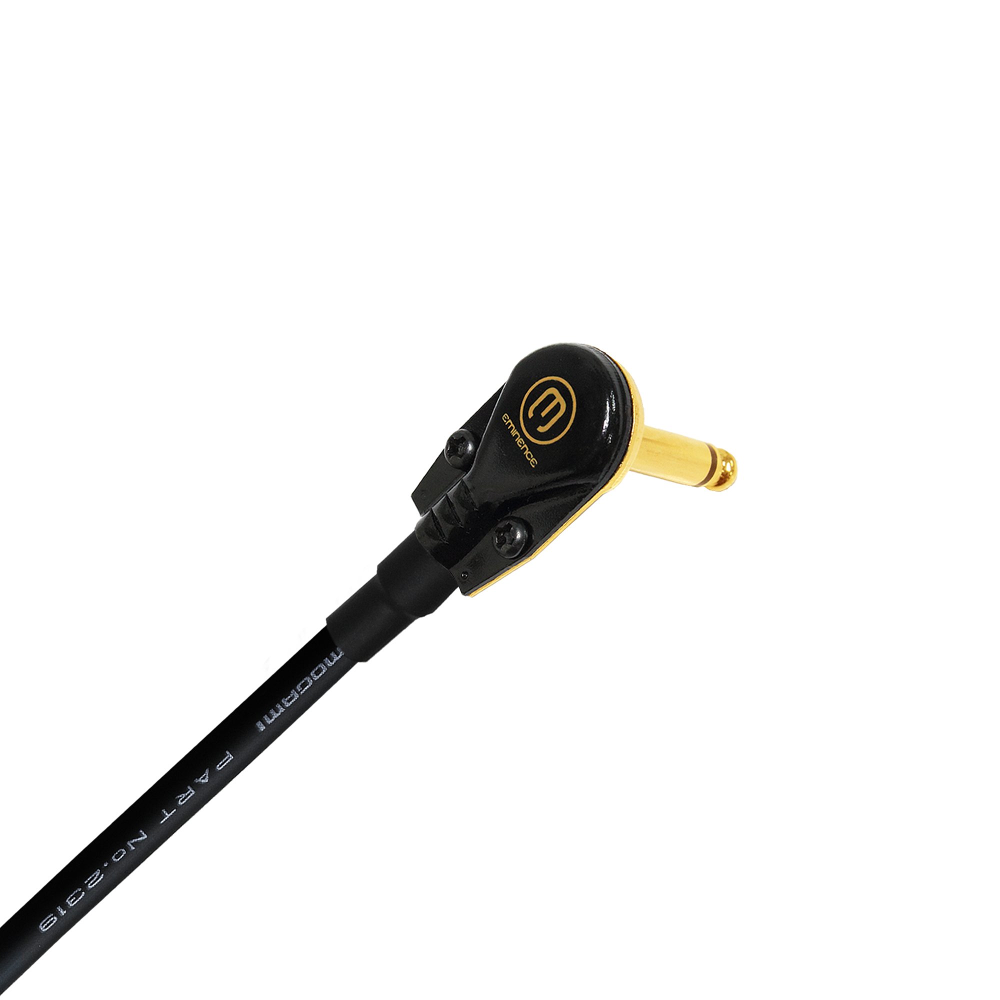 WORLDS BEST CABLES 4 Units - 10 Inch - Pedal, Effects, Patch, Instrument Cable Custom Made Made Using Mogami 2319 Wire and Eminence Gold Plated ¼ inch (6.35mm) R/A Pancake Type Connectors