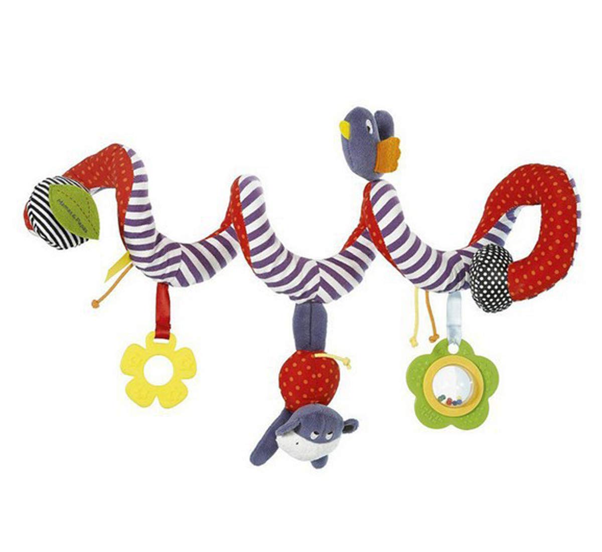 CdyBox Stroller Car Seat Toy for Baby/Cot Spiral Hanging Toy Entertainment BB Travel Activity