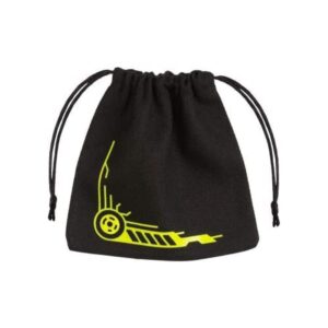 Q-Workshop Galactic Black & Yellow Dice Bag