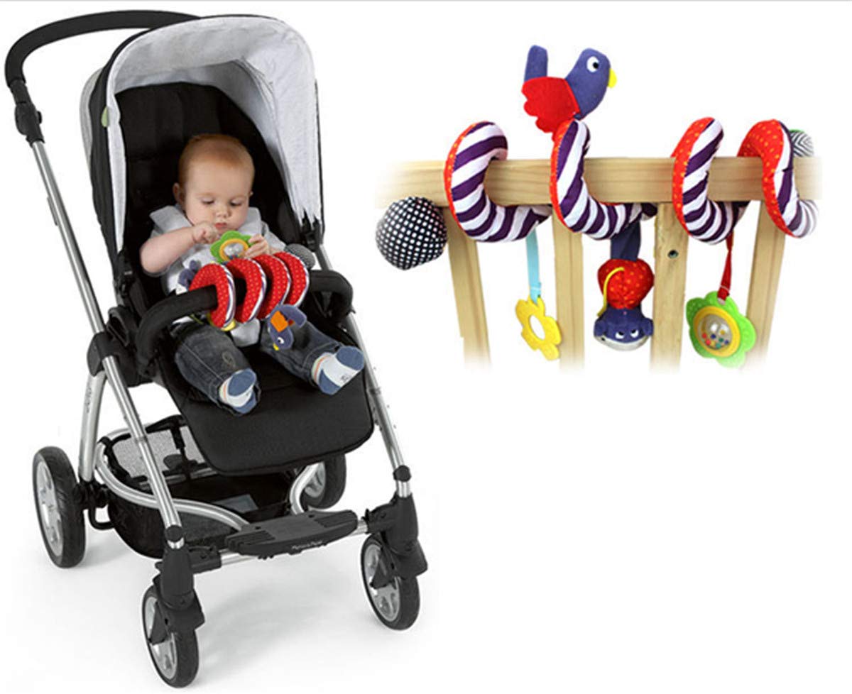 CdyBox Stroller Car Seat Toy for Baby/Cot Spiral Hanging Toy Entertainment BB Travel Activity