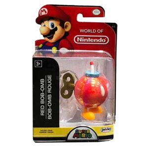 world of nintendo wave 11 - 2.5 inch red bob-omb