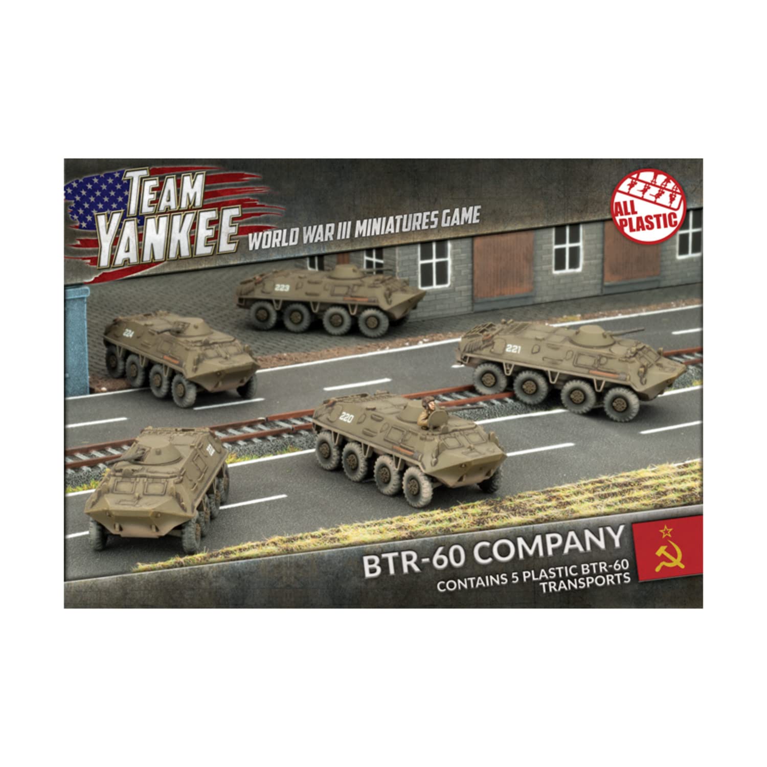 Team Yankee: Soviet: BTR-60 Transport Platoon (Plastic)