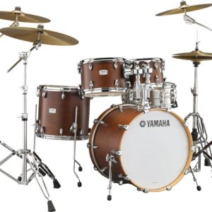 Yamaha Tour Custom Maple 4pc Fusion Shell Pack, Chocolate Satin