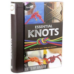 spicebox adult art craft & hobby kits gift set knots, multi colors (10034)