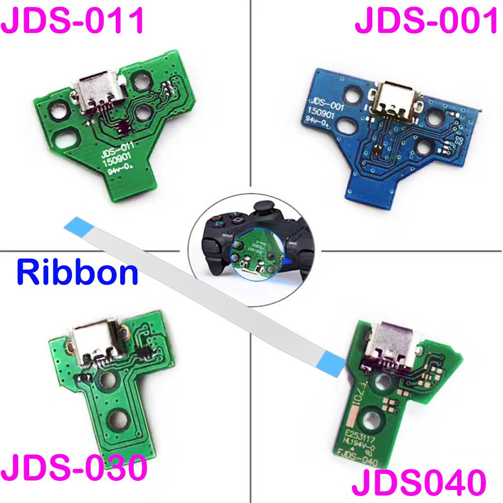 USB Charging Port Socket Board for PS4 Pro Controller Board JDS-040 Charger Board for The 4rd Generation PS4