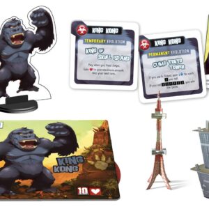 IELLO: Monster Pack King Kong Expansion, Strategy Board Game, Introduces King Kong Into The Roster, 2 to 6 Players, 30 Minute Play Time, Ages 8 and Up