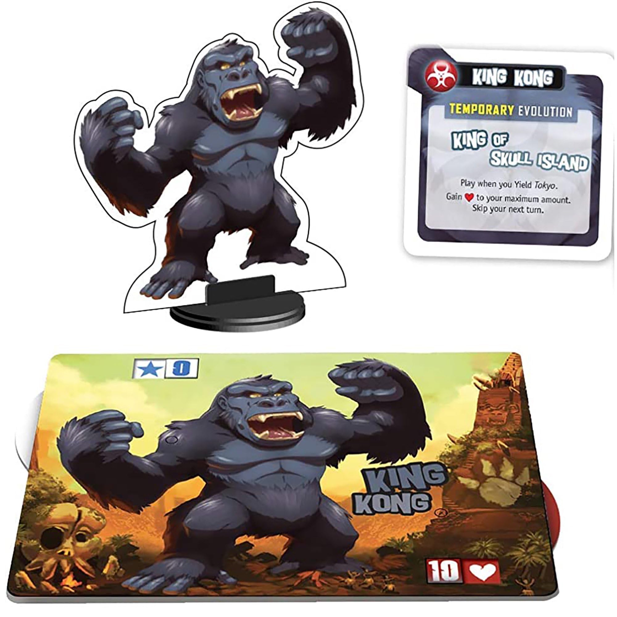 IELLO: Monster Pack King Kong Expansion, Strategy Board Game, Introduces King Kong Into The Roster, 2 to 6 Players, 30 Minute Play Time, Ages 8 and Up