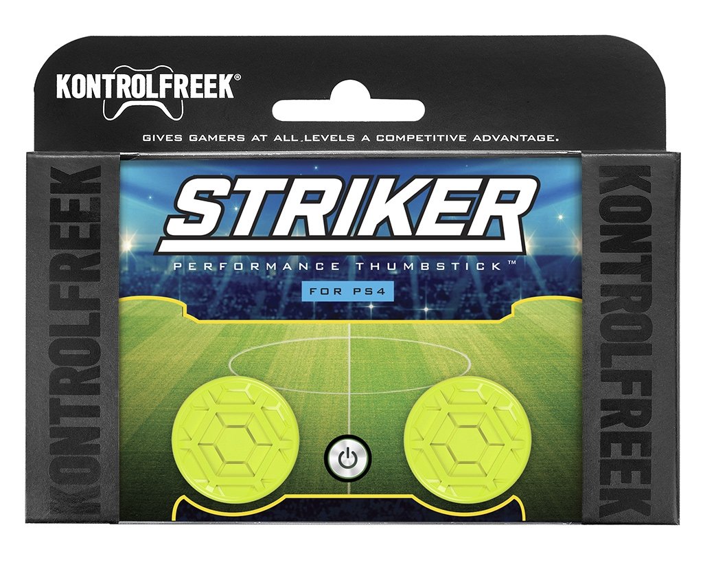 KontrolFreek Striker for PlayStation 4 (PS4) Controller | Performance Thumbsticks | 2 Low-Rise | Green