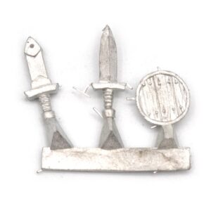 Stonehaven Halfling Sword and Buckler Miniature Figure for 28mm Table Top Wargames - Made in USA